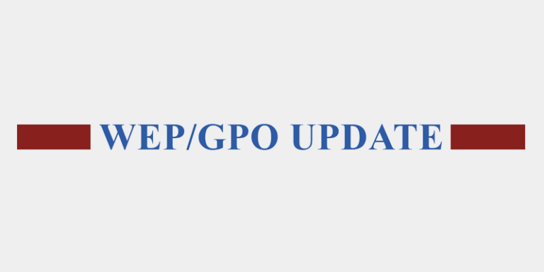WEP/GPO UPDATE – Mass Retirees